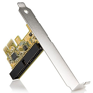 StarTech.com 1 Port PCI Express IDE Controller Adapter Card - Storage Controller - ATA - 133 MBps - PCIe x1, TAA (PEX2IDE)