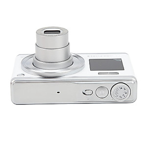 4K Digital Camera, 10X Optical Zoom Vlogging Selfie Camera Auto Focus with 2.88 Inch HD Screen for Beginners, 750mAh Anti Shake Travel Camera for Photography (White)