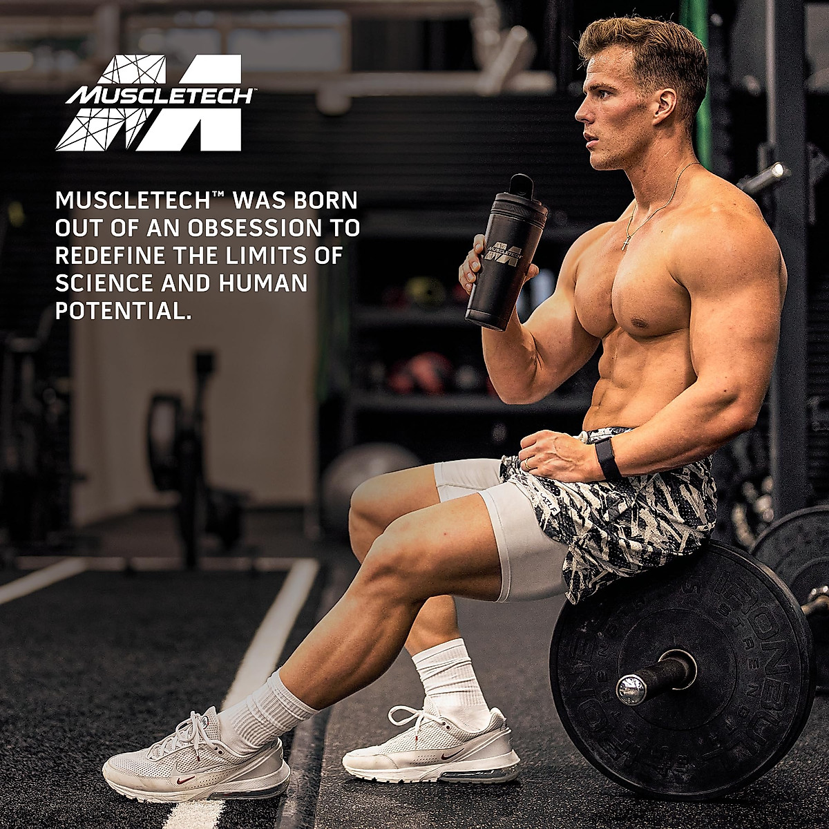 MuscleTech Platinum Creatine Monohydrate Capsules - Creapure Creatine Pre & Post Workout Muscle Builder, Muscle Recovery & Energy Boosting Supplement for Men & Women - 100 Veggie Pills