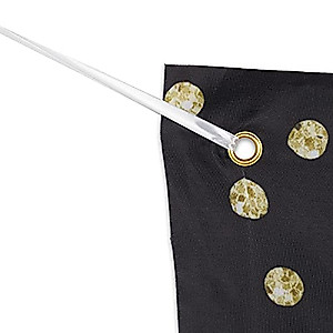 Cheers to 30 Years Banner, 30th Birthday Party Decorations (Black, Gold, 9.8 x 1.6 Ft)