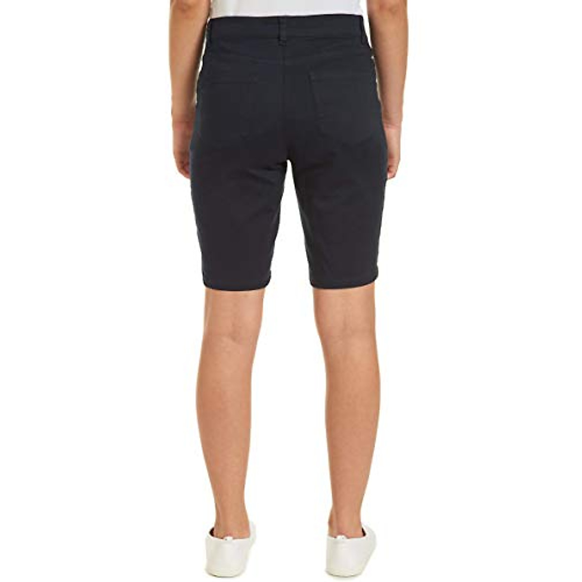 Nautica womens Uniform Stretch Bermuda Shorts, Navy, 13 US