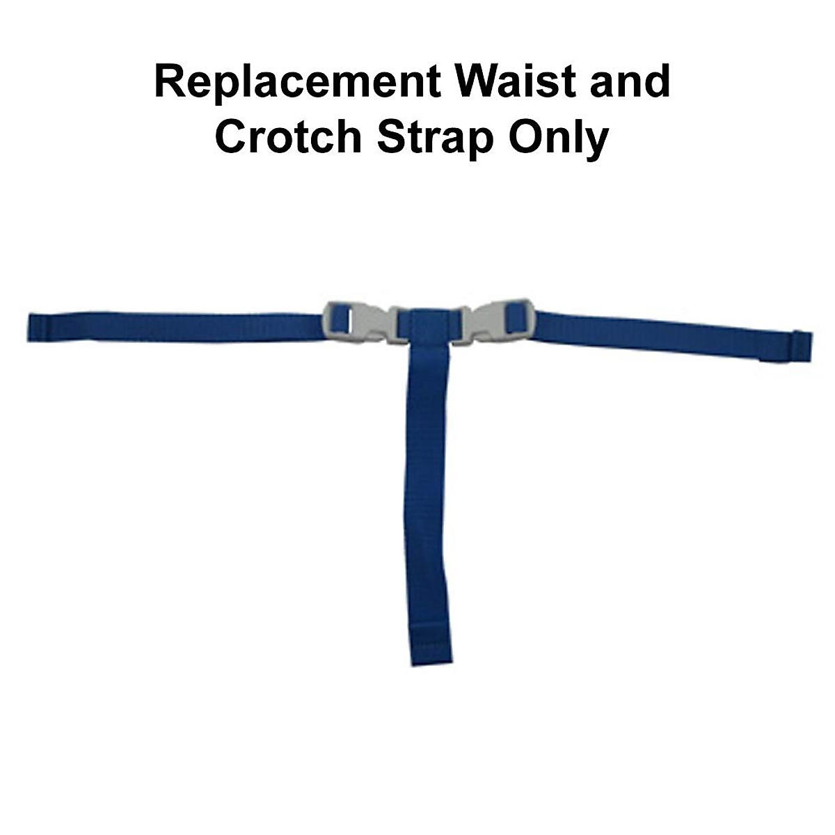 Replacement Strap for Booster Seat - Fisher-Price Healthy Care Booster Seat B7275 - Includes 1 Blue Waist and Crotch Strap