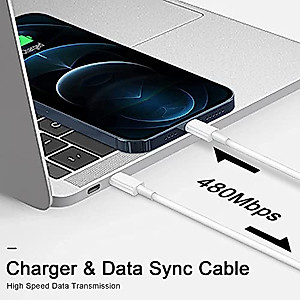 2 Pack iPhone 13 12 11 Fast Charger Block, Type C Fast Charging Charger Adapter with [Apple MFI Certified] USB C to Lightning Cable 6 ft Compatible with iPhone 14 13 12 11 Pro Max Mini…