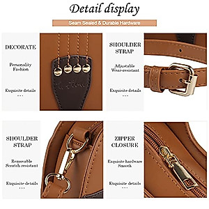 Oweisong Women Music Tote Bag Violin Purse Backpack Novelty Leather Piano Shoulder Crossbody Bag Handle Handbag for Ladies