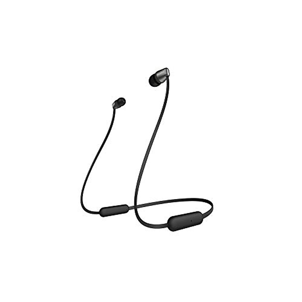 Sony Wireless in-Ear Headset/Headphones with Mic for Phone Call, Black (WI-C310/B)