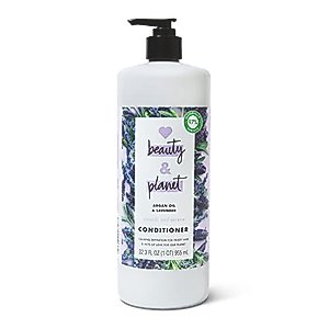 Love Beauty and Planet Smooth and Serene Dry Hair Conditioner Argan Oil & Lavender for Frizz Control Paraben Free, Silicone Free and Vegan Dry Hair Treatment 32.3 oz