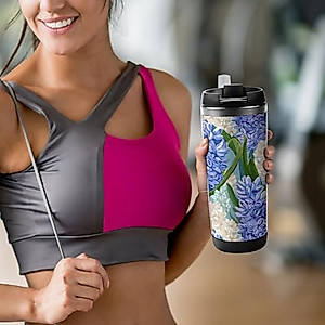 Hyacinth Flowers Travel Coffee Mug Reusable Insulated Drinking Cup with Lid for Home Outdoor Works 13 Oz