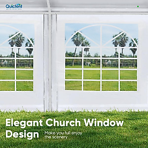 Quictent Premium 13X20 Party Tent Heavy Duty Wedding Event Shelter Garden Gazebo Carport Portable Garage with Carry Bags