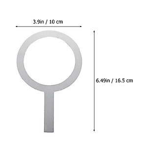Cabilock Cup Cover 4pcs Scald- proof Baking Cup Ring Milk Coffee Cup Rim Milk Tea Cup Gasket with Handle for Home Cafe House Milk Tea Shop Metal Cup