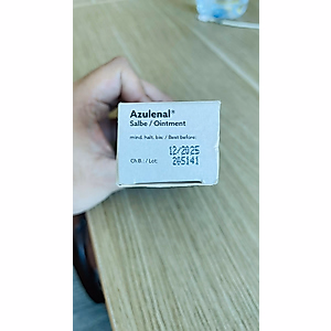 Azulenal Ointment with Guaiazulene | Wound and Healing Ointment for Diaper Rashes, Itches, Cuts, Burns, & Sore Nipples | Suitable for Use for Babies and Nursing Mothers | Made in Europe