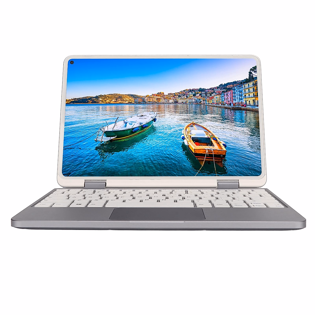 Airshi Laptop, Notebook 2 in 1 FHD Display 100-240V Touch Screen 360 Rotating 8+1TB Memory for Home (8+1TB US Plug)