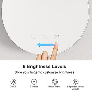 Orlian LED Desk Lamp, Table Lamp with Touch Control USB Charging, Eye-Caring Desk Lamp Aluminum Multiple Angle Adjustments LED Light for Office, Home, Reading and More,White