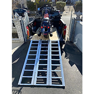1500 lb. Capacity Tri-Fold Aluminum Loading Ramp -USATM