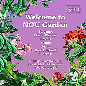 NOU Tuberose Perfume – Floral Perfume Sweet Musky Notes – Natural Perfume for Women Blended with Natural Essential Oils – Fresh Smelling Perfume Tuberose Perfume – 1.7 fl oz EDP