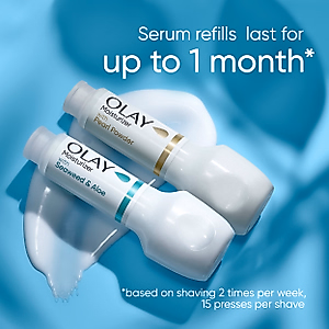 Gillette Venus Radiant Skin Moisturizing Women’s Razor For Dry And Sensitive Skin With Olay Moisturizer Dispenser, 1 Serum, And 1 Razor Blade Refill