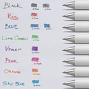 Pentel EnerGel Pearl RTX Gel Pen, (0.5mm), Fine Line, Needle Tip, Black Ink, Box of 12 (BLN75PW-A)