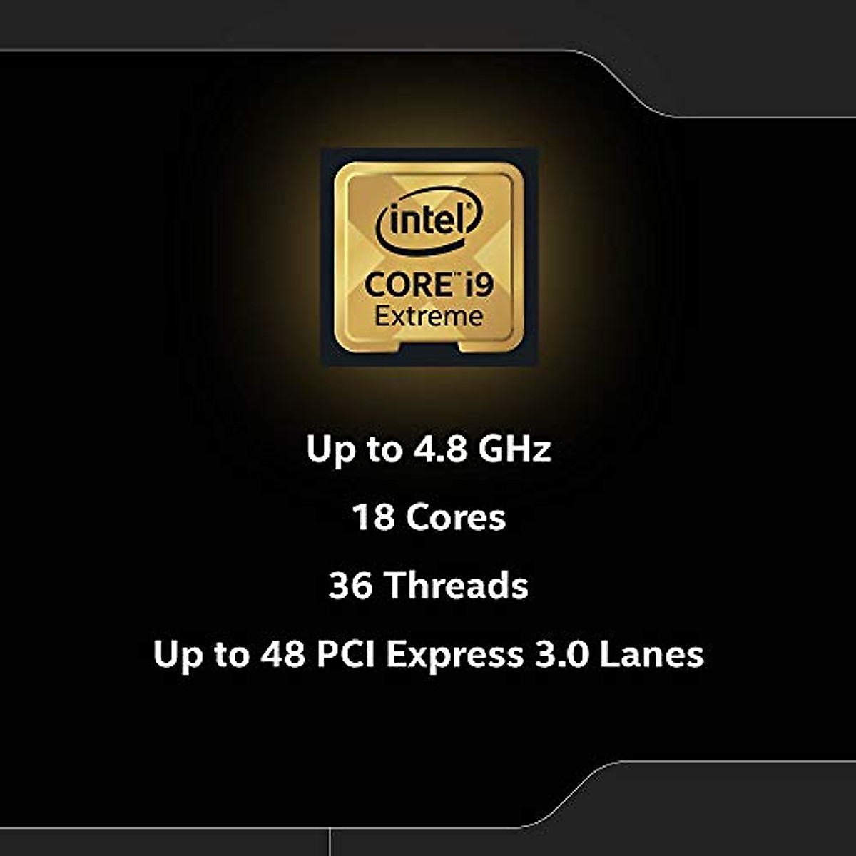 Intel Core i9-10980XE Desktop Processor 18 Cores 36 thread up to 4.8GHz Unlocked LGA2066 X299 Series 165W