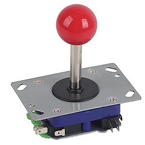 Arcade Joystick Zippy Joystick Classic 2/4/8 Way Game Joystick Ball Adjustable Competition Style Long Handle Joystick Happ Joystick for Arcade Gaming Cabinet Button Kit