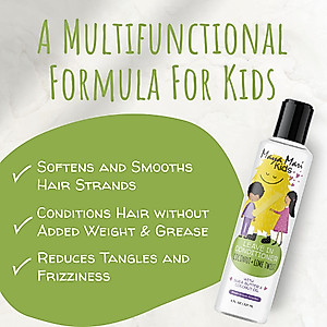 MAYA MARI Curly Hair Kids Ultimate Curls Set includes 2 in 1 Shampoo and Conditioner, and Leave In Conditioner - Coconut Scent