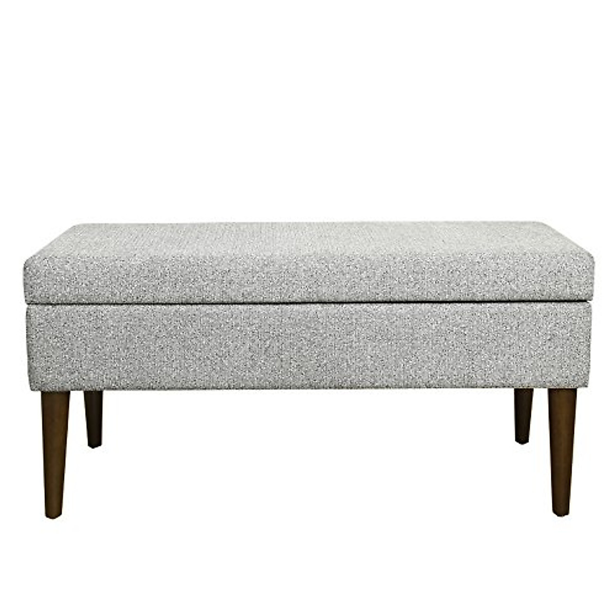 Spatial Order Home Decor | K8086-F2232 | Kaufmann Collection Modern Storage Ottoman Bench | Large Ottoman Bench with Storage for Living Room & Bedroom, Ash Grey