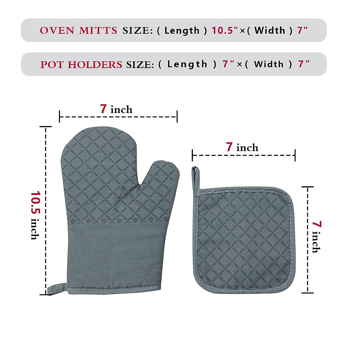 Get Ready to Undo Your Pants,Oven Mitts and Pot Holders Sets of 2，Funny Oven Mitt，Silicone Non-Slip Oven Mitts,Kitchen Gift for Women，Birthday Gifts for Mom, Wife, Girlfriend, Grandma