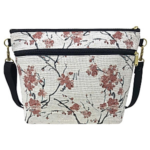 Danny K. Women's Tapestry Bag Shoulder Handbag, Large Zipper Purse Handmade in the USA (L'Amour)