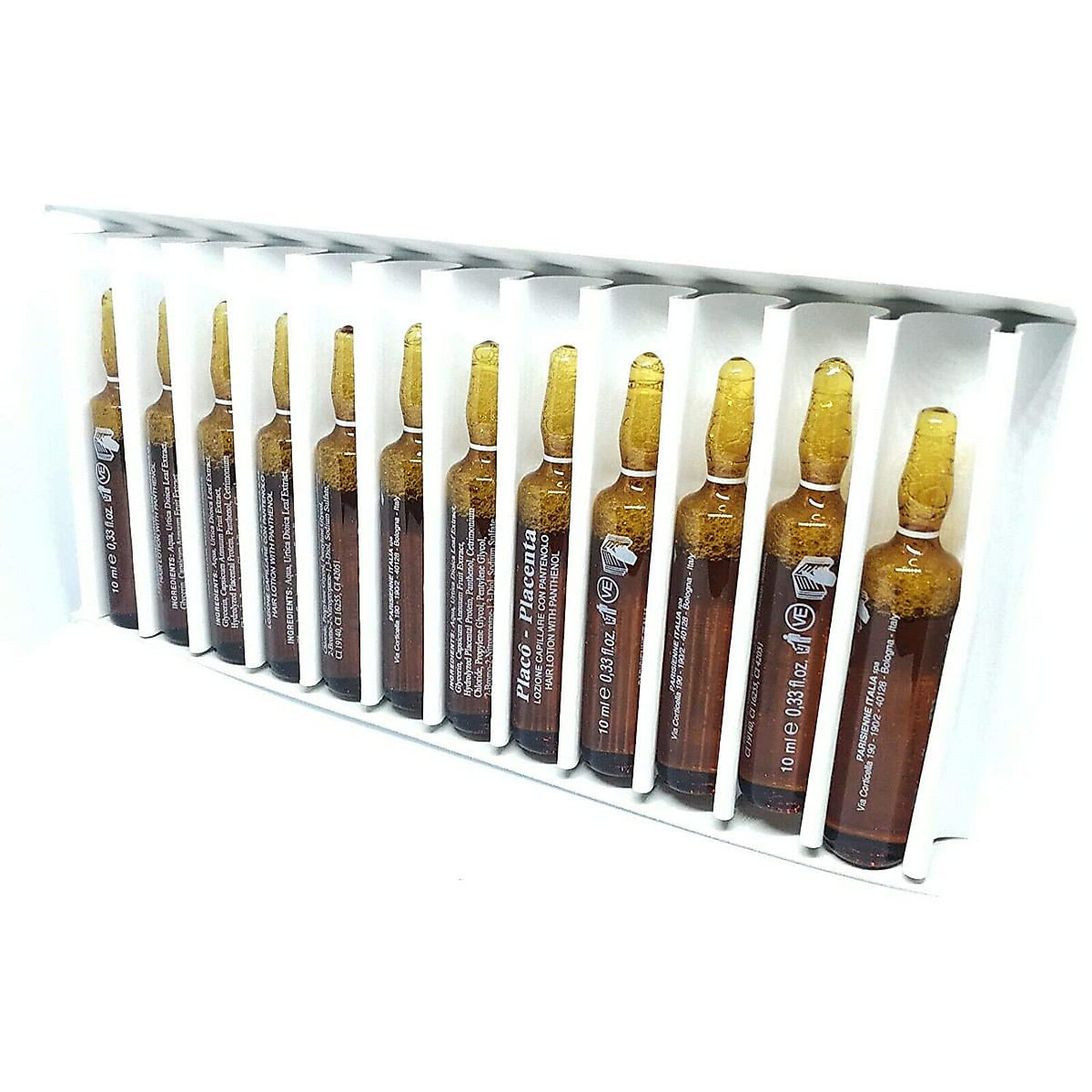 Hair loss Placenta Placo for hair intensive treatment [12 vials 0,35 oz]