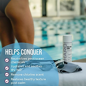 TRIHARD Swimmers Skin Hair Care Kit, After Swim Chlorine Removal Body Wash and Shampoo, Pre Post Swim Conditioner and Body Lotion, Swim and Sun Face Wash, Set of 5