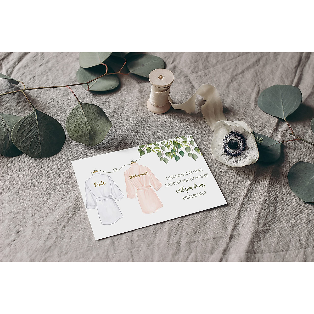 Set of 10,Bridesmaid Proposal Card with Envelopes for Bridesmaid Proposal Box & Bridesmaid Gifts For Wedding Day,Maid of Honor Proposal Gifts and Bride & Groomsmen Gifts,Bridal Robes