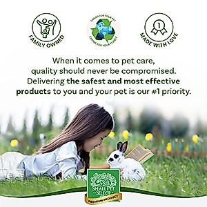 Small Pet Select - Hair Buster Comb for Rabbits, Cats and Dogs, Metal Pet Comb for Shedding and Detangling, Grooming Tool for Small Pets with Long and Short Fur