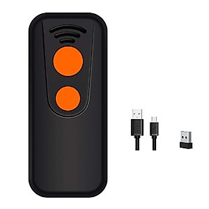 1D 2D Bluetooth Wireless Barcode Scanner,Symcode Portable QR Handheld Mini Barcode Reader for Windows,Android,iOS,Mac.Able to Scan Codes on Screen