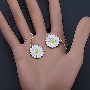 TIIMG Daisy Jewelry Daisy Earrings Daisy Flower Jewelry Daisy Lover Gift