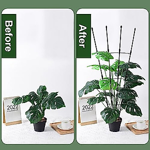 𝑨𝒇𝒂𝒏𝒆𝒄𝒉𝒐 2Packs Trellis for Climbing Plants Outdoor and Indoor, 47.24inch Garden Rustproof Plant Trellis Support Grows Lattice for Indoor Plants Trellis for Potted Flowers Tomatoes, or Vines
