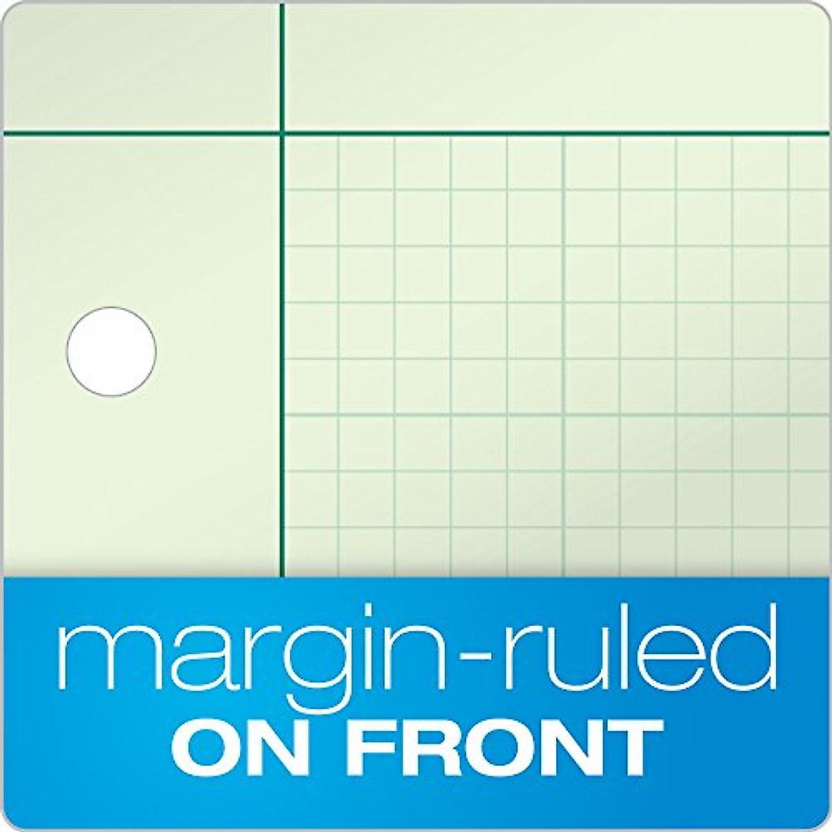 Ampad Engineer Pad, 5 Squares per Inch, 8.5" x 11", 200 Sheet Pad, Green (22-144)