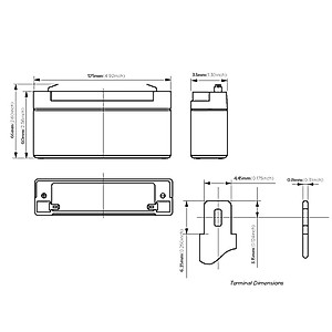 BatteryGuy 2000 Alpha Stimulator Replacement 6V 3Ah SLA Batteries Brand Equivalent (Rechargeable) - Qty of 6