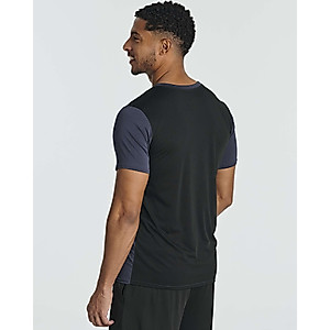 Real Essentials - Pack of 5 Men’s Active Quick Dry Fit Crew Neck T-Shirts Athletic Gym Workout Short Sleeve Tee Tops Camisas para Hombres Summer - XX-Large - Set 15