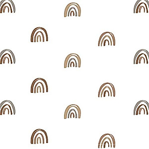 Lulujo Soft Cotton Baby Crib Sheet (Rainbows)