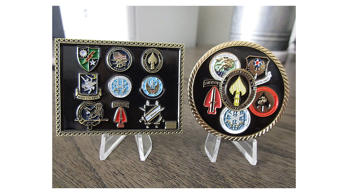 Collectible Reaper Challenge Coins Set - SOCOM & JSOC