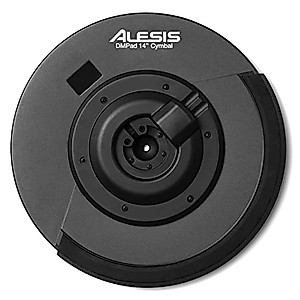Alesis 14 Inch 3-Zone DMPad Cymbal with Choke, 2 Silverline Audio 10ft Connection Cables and Dummy Plug Bundle