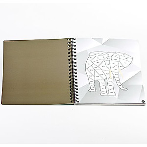 Brain Games - Sticker by Number: Animals (28 Images to Sticker)