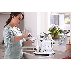 Philips AVENT Baby Bottle and Nipple Brush, Grey, SCF145/18