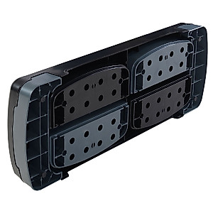 COSTWAY Fitness 31'' Adjustable Aerobic Stepper, Fitness Platform with Non-Slip Surface, Exercise Stepper with 4"-6"-8" Risers, PP Material Workout Equipment for Gym, Home and Office