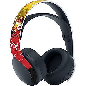 PlayVital Impression Germany Flag Full Set Skin Decal for PS5 Console Disc Edition, Sticker Vinyl Decal Cover for PS5 Controller & Charging Station & Headset & Media Remote