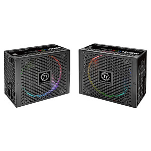 Thermaltake Toughpower Grand RGB 1200W 80+ Platinum Smart Zero RGB Fan, SLI/CrossFire Ready Continuous Power, Full Modular ATX 12V 2.4/EPS 12V 2.92 Power Supply 10 Year Warranty PS-TPG-1200F1FAPU-1