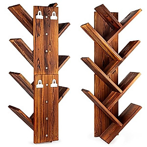 FreshDecor Tree Bookshelf 7-Tier (Brown), FD1011