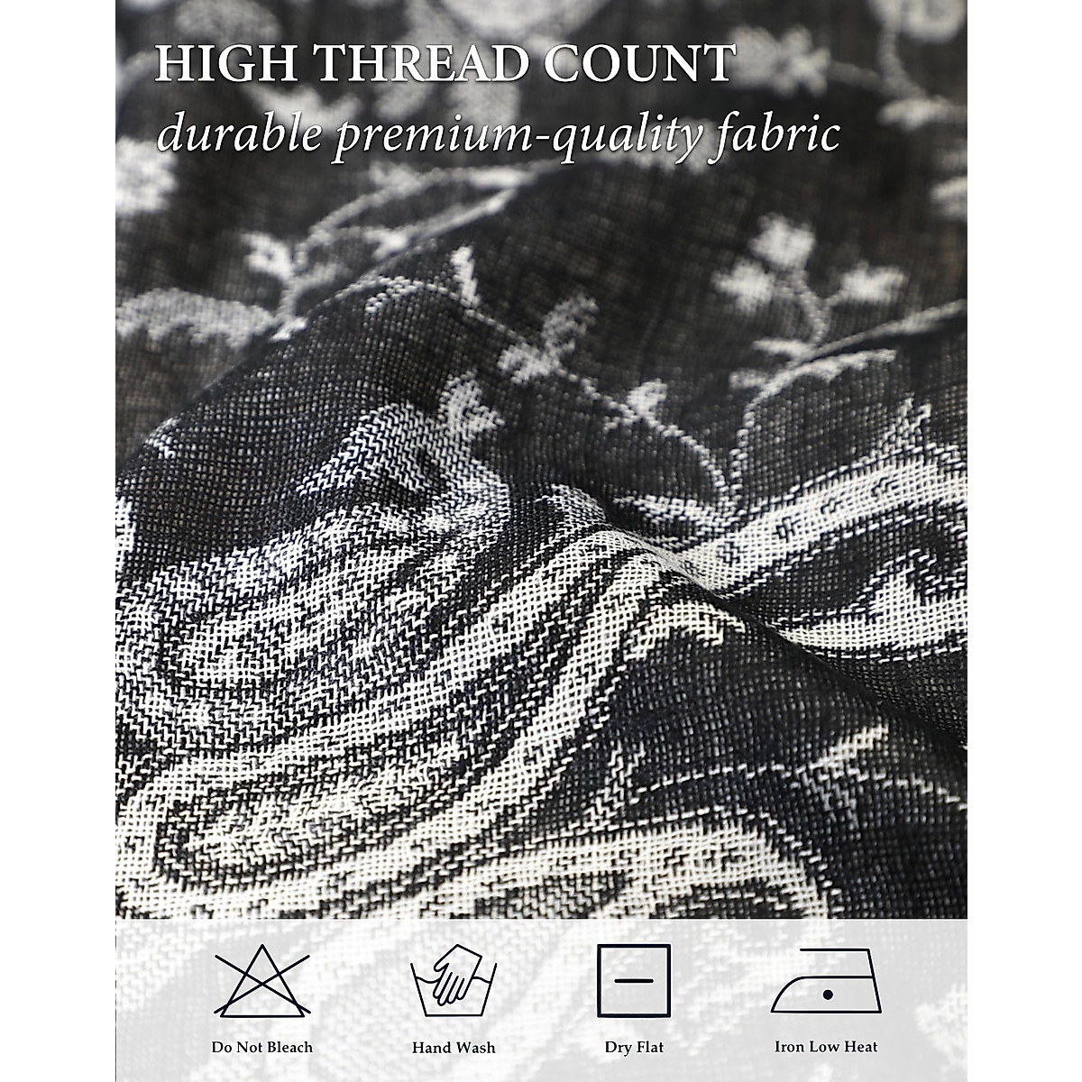 Achillea Soft Silky Reversible Paisley Pashmina Shawl Wrap Scarf w/Fringes (Black White)