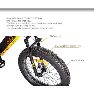 MZZK BIKE BAFAGN 750W Motor Electric Bike for Adults Fat Tire 7-Speed Powerful Mountain E-Bike with 48V Lithium Battery and Multi-Function Display, Black