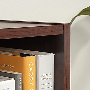 Sauder Beginnings 3-Shelf Bookcase, Brook Cherry finish