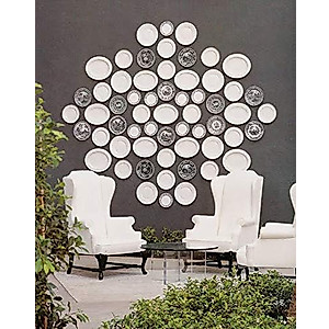 Flatirons Disc Adhesive Medium Plate Hanger Set (4-3 Inch Hangers)