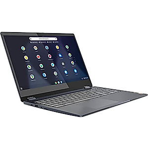 Lenovo Flagship Flex 2 in 1 Chromebook 15.6Inches FHD Touchscreen Business Student Laptop Intel Celeron N4500 Processor 4GB RAM 64GB eMMC Google Classroom Zoom Ready WiFi 6 Webcam Chrome OS Blue